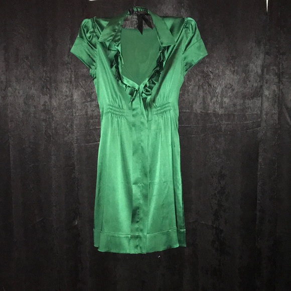 BCBGMaxAzria | Dresses | Bcbg Max Azria Mini Dress In Kelly Green ...